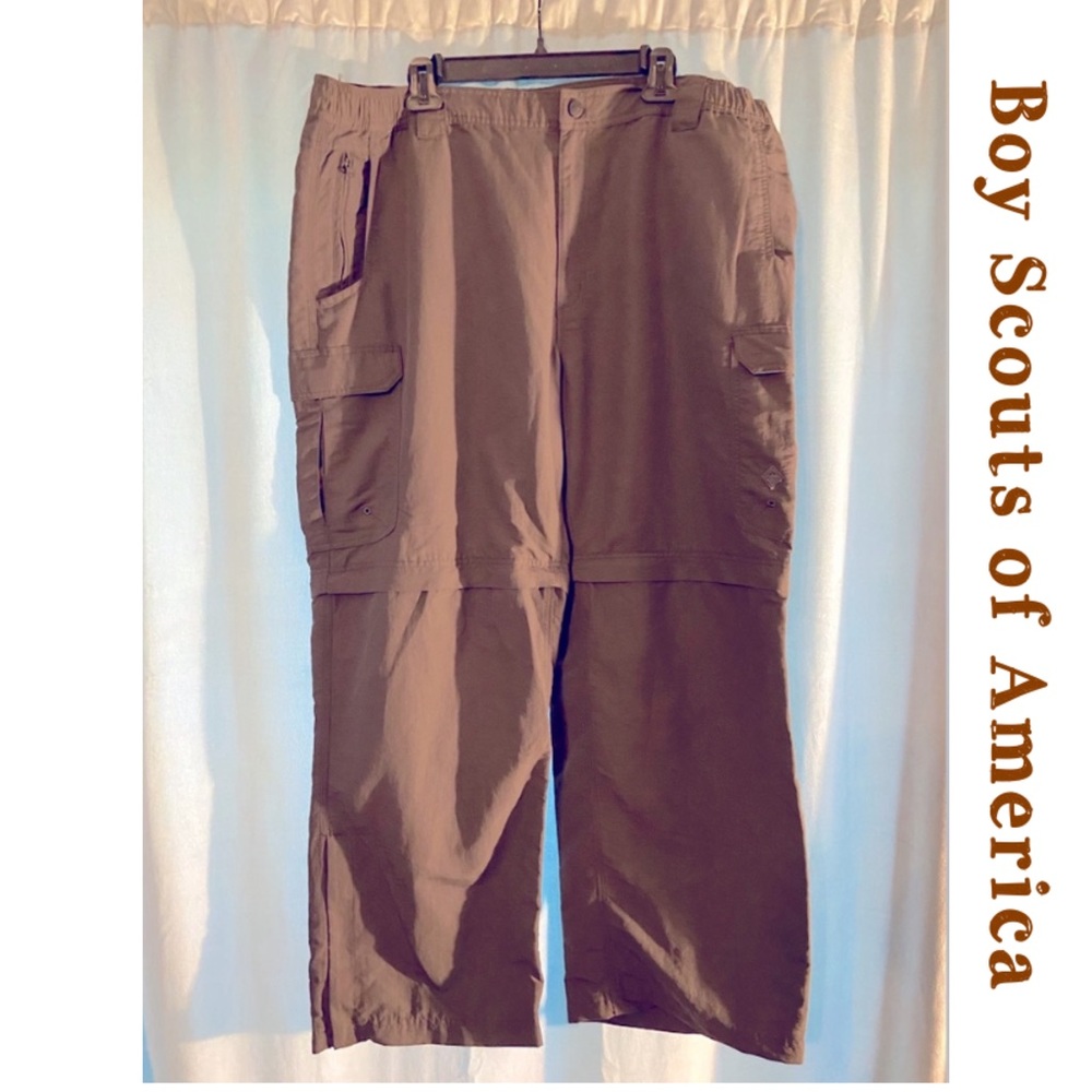 Boy Scouts Of America Venturing Uniform Pants-Zip Off… - Gem